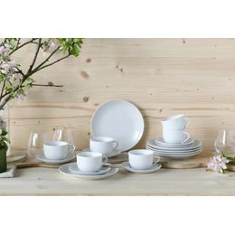 Creatable Kaffeeservice Luna 18-tlg. Wei&szlig;