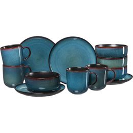 Ritzenhoff & Breker Ritzenhoff Fr&uuml;hst&uuml;cksset Bali 12-tlg. Blau
