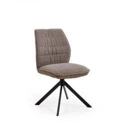 NIEHOFF SITZM&Ouml;BEL Niehoff Stuhl Gent Taupe 180 Grad drehbar mit R&uuml;ckholfunktion