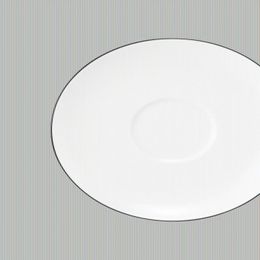 Seltmann Weiden Seltmann Milchkaffeeuntertasse Lido 16 cm Wei&szlig;