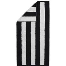Caw&ouml; Caw&ouml; Duschtuch Zoom 80x150 cm Wei&szlig;/Schwarz