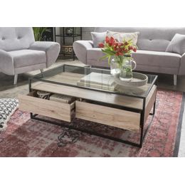 Concept Couchtisch Bozen II Sonoma Eiche Holzdekor/schwarz