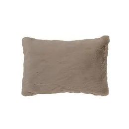 Hogewoning Cushion Cozy Fake Fur 40x60cm Light Brown
