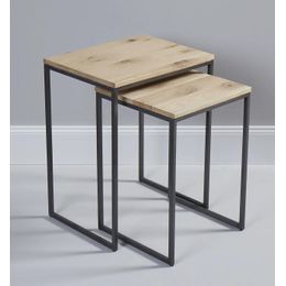 LC Garden Hanoi Beistelltisch 42x54x33 cm Braun