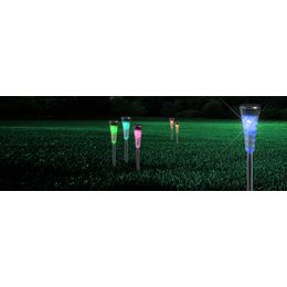 Globo Solarleuchte, 1 x RGB LED, 4 x 27 cm