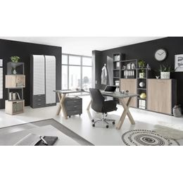 M&auml;usbacher Aktenregal Mister Office 81x180 cm graphit