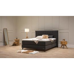 Delux Boxspringbett Sj&ouml;holm Id&ouml; 180x200 cm, Bezug: Line graphit