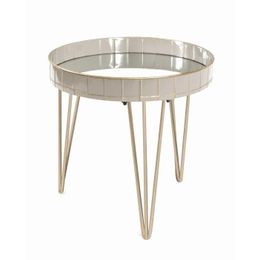 HAKU Beistelltisch Werra 2 gold-taupe