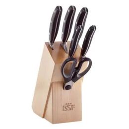 BSF by Zwilling Messerblock Daytona 7-tlg. Holz