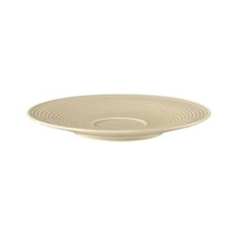 Seltmann Weiden Seltmann Kombi-Untertasse gro&szlig; Sandbeige 16,5 cm
