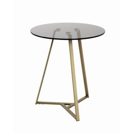 HAKU Beistelltisch Cindy gold-grau