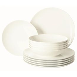 Seltmann Weiden Tafelservice 12-tlg. Creme Savona