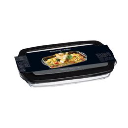 Ritzenhoff & Breker Ritzenhoff Auflaufform Cucina 1,95 l mit Deckel Klar/Schwarz