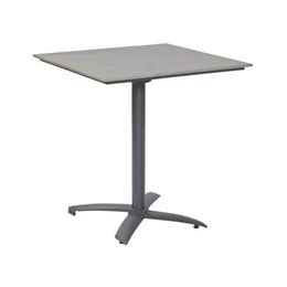 LC Garden Bistrotisch Diwo ca. 70x70 cm Stone Grau/Anthrazit