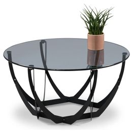 M2 Beaut&eacute; M2 Kollektion Couchtisch Maya 2 schwarz ca. 80 cm