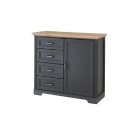 Innostyle Kommode Jasmin Graphit ca. 115x102x41 cm