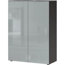 Germania Schuhschrank, Typ 3414-587 Graphit, Silbergrau