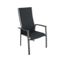 MwH Stapelstuhl Kensington Plus Eisengrau/Anthrazit 698x111x64 cm