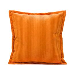 G&ouml;zze Capri Kissen Feincord-Optik Orange 50x50 cm