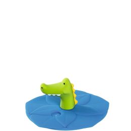 Leonardo Deckel BAMBINI 9,2 cm blau Krokodil