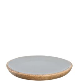 Leonardo Mangoholzteller GARDA 22 cm grau