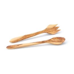 CONTINENTA Salatbesteck Olivenholz 30,5 cm