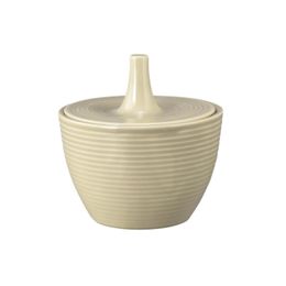 Seltmann Weiden Seltmann Zuckerdose 0,27 l Sandbeige mit Relief