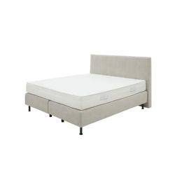 Interliving Boxspringbett 1418 ca. 180x200 cm Feincord silber