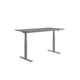 Topstar Schreibtisch E-Table Arctic Grau ca. 160x80 cm