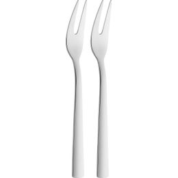 Zwilling 2 Fleischgabeln Metallfarben