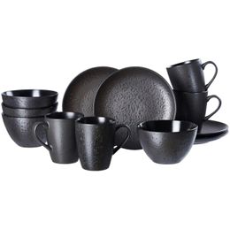 Ritzenhoff & Breker Ritzenhoff Fr&uuml;hst&uuml;cksset Kitwe 12-tlg. Schwarz