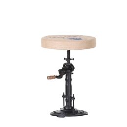 Gutmann Hocker Strike natur/eisen ca. 35x47x70 cm