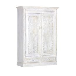 Gutmann Dielenschrank Narcotic wei&szlig; gewaschen ca. 130x52x184 cm