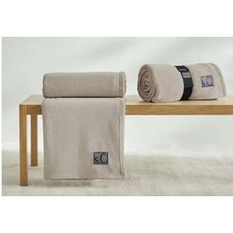 Ibena S.Oliver Kuschelsoft Decke Beige ca. 150x200 cm