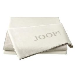 JOOP! Plaid / Decke Ecru-Feder 150 x 200 cm