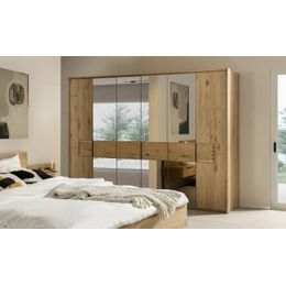 Lindaro Dreht&uuml;renschrank Kufstein Asteiche teilmassiv ca. 296x223x62 cm ohne Passepartoutrahmen