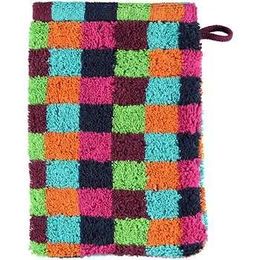 Caw&ouml; Caw&ouml; Waschhandschuh, 7047, 16 x 22 cm multicolor dunkel