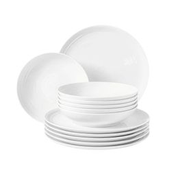 Seltmann Weiden Seltmann Tafelservice 12-teilig Terra wei&szlig; uni