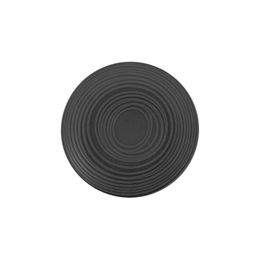 Creatable Dessertteller Lava Stone Black 21 cm Schwarz