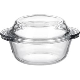 Ritzenhoff & Breker Ritzenhoff Auflaufform Cucina 2 l mit Deckel Klar