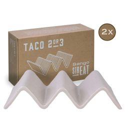 Creatable Streat Taco Stand 2 22x10,5 cm Creme