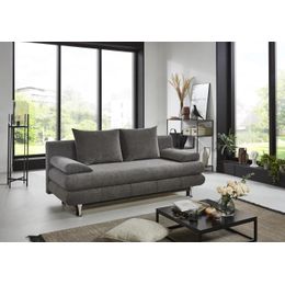 SUN GARDEN Schlafsofa Benfeld Taupe ca. 196x93x92 cm