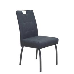 Hela Stuhl Linz S Anthrazit Metall schwarz ca. 48x97x65 cm