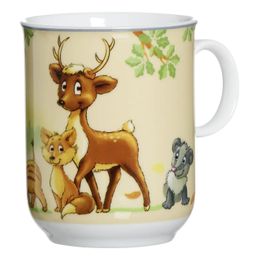 Ritzenhoff & Breker Ritzenhoff Henkelbecher Waldtiere 270 ml Bunt