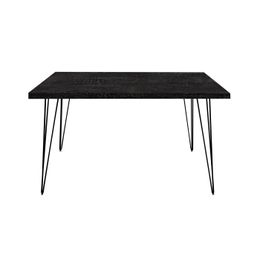 M&auml;usbacher Schreibtisch Office schwarz matt / flamed wood black