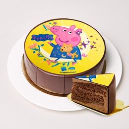 Dessert-Motiv-Torte &bdquo;Peppa Pig&ldquo; | FloraPrima Blumenversand | Blumen und mehr versenden