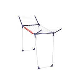 Leifheit Standtrockner Pegasus 160 Solid Slim, Blau, Wei&szlig;, Metall, Kunststoff, 173x107x55 cm, klappbar, Kleiderb&uuml;gelhalter, platzsparend, Haushaltsreinigung, W&auml;schepflege, W&auml;schest&auml;nder