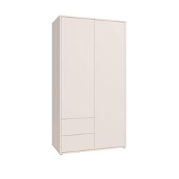 CARRYHOME Garderobenschrank, Sand, Kunststoff, 1 F&auml;cher, 2 Schublade(n) Schubladen, 114.5x214.3x60 cm, Beim&ouml;bel erh&auml;ltlich, griffloses &Ouml;ffnen, Garderobe, Garderobenschr&auml;nke, Garderobenschr&auml;nke