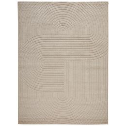 Novel Outdoorteppich Las Palmas, Taupe, Textil, Struktur, rechteckig, 160x230 cm, ISO 9001, Bsci, Oeko-Tex&reg; Standard 100, f&uuml;r Fu&szlig;bodenheizung geeignet, in verschiedenen Gr&ouml;&szlig;en erh&auml;ltlich, feuchtraumgeeignet, leicht zusammenrollbar, Teppiche & B&ouml;den, Teppiche, Outdoorteppiche