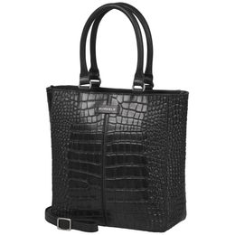 Henkeltasche Burkely "Burkely Taschen Leder", Damen, Gr. onesize, schwarz, Leder, Taschen